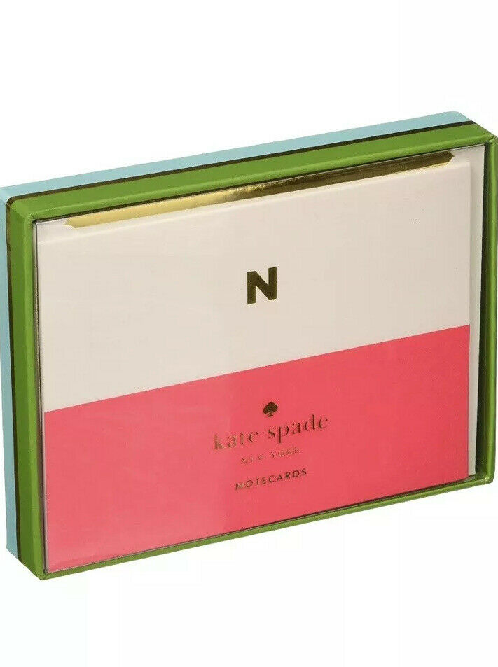 Kate Spade New York Dipped Initial Foldover Notes